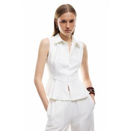 KOTON SHIRTS SS in Grauweiß | Gr.: 34