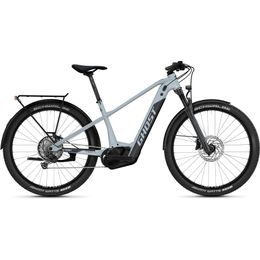 E-Bike GHOST "E-Teru B Pro EQ" Gr. 43, grau (dunkelgrau, hellgrau), Elektrofahrräder, 43cm, 27,5 Zoll (69,85cm), Pedelec, Elektrofahrrad für Damen u. Herren, MTB