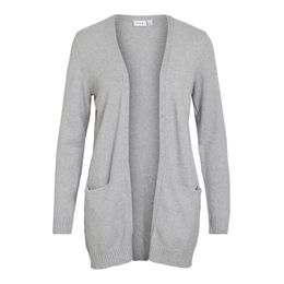 Vila Strickjacke in Light Grey Melange | Gr.: XXL