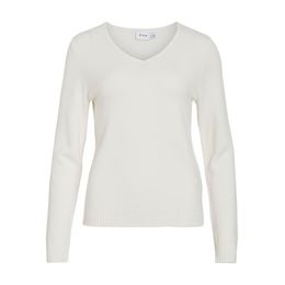 Vila Strickpullover in White Alyssum | Gr.: XXL