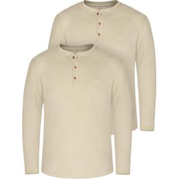 Normani Shirt 'Neuville' male Beige size 4XL