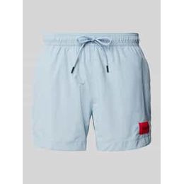 Hugo Regular Fit Badeshorts mit Label-Patch Modell 'DOMINICA'