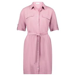 Cartoon Freizeitkleid mit G&uuml;rtel in Lilas | Gr.: 34