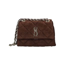 Umhängetasche Steve Madden "Steve Madden Taschen Lederimitat/Textil", Damen, Gr. onesize, braun, gold, Lederimitat, Taschen