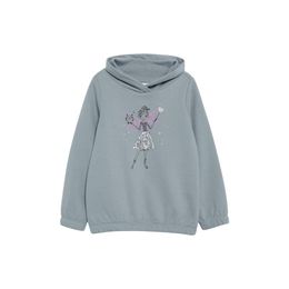 s.Oliver Sweatshirt M&auml;dchen Gr&ouml;&szlig;e 92 blau / rosa / silber