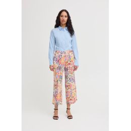 Ichi Casual Hose IHMARRAKECH Loose fit in Geranium Multi Ikat Aop | Gr.: M