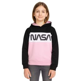 Nasa Hoodie Kapuzenpullover in schwarz/rosa | Gr.: 134/140