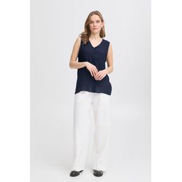 Fransa &Auml;rmellose Bluse FRALYSSA Regular fit in Navy Blazer | Gr.: XS