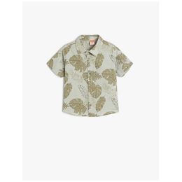 KOTON SHIRTS SS in Blau Gemustert | Gr.: 3-4 Jahre