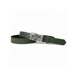 Fronhofer Lederg&uuml;rtel in Khaki | Gr.: 90 cm