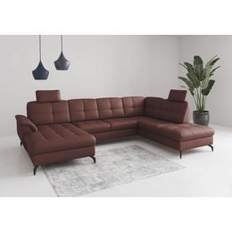 Sit & More Wohnlandschaft SIT & MORE, T:212cmmerlot, Sofas, "Zora"