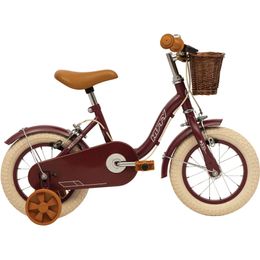 Kinderfahrrad Huffy "Vintage 12-Zoll Ein-Gang-Mädchenfahrrad" Gr. 20, burgunderrot, Fahrräder, Kinder, 20cm, 12 Zoll (30,48cm) hinten: 12 Zoll (30,48cm)