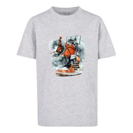 Mister Tee Shirt "Kids Vintage Ballin Tee" in Grau | Gr.: 146/152