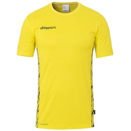 Uhlsport Sportshirt "Progressive 28 Poly Shirt Kurzarm" in Gelb | Gr.: 128
