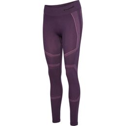 Hummel Leggings "Hmlmt Power Seamless Mw Tights" in Lila | Gr.: M