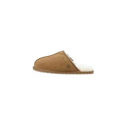 Cashott Hausschuhe CASLYNN in Tan | Gr.: 41