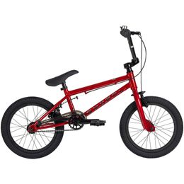 BMX-Rad Huffy "Symbol Freestyle BMX-Fahrrad, 16-Zoll" Gr. 27, rot, Fahrräder, Kinder, 16 Zoll (40,64cm) hinten: 16 Zoll (40,64cm)