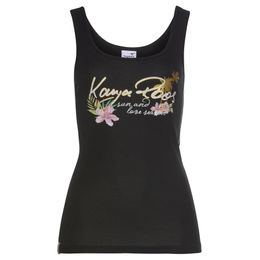 Kangaroos Tanktop in schwarz-bedruckt | Gr.: 40-42