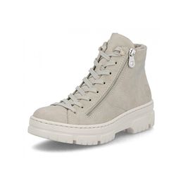 Rieker Schnürstiefel in Beige | Gr.: 40