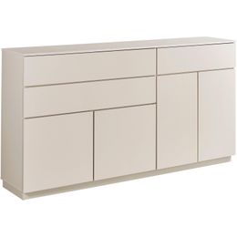 HBZ-MEBLE Sideboard HBZ "Vince Sideboard, B/H/T 191x100x38 cm", kaschmir, kaschmir, B:191cm H:100cm T:38cm, Holzwerkstoff, Sideboards, Breite 191 cm, Push-to Open, Melaminbeschichtung