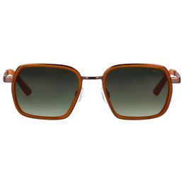 Sonnenbrille MINI EYEWEAR "MINI EYEWEAR Sonnenbrille", Herren, Gr. onesize, braun (brushed braun, sundial), Sonnenbrillen