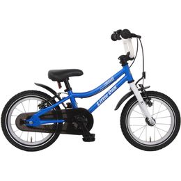 Kinderfahrrad Bachtenkirch "14" Little-Dax "AERON", blau" Gr. 20, blau, weiß, Fahrräder, Kinder, 20cm, 14 Zoll (35,56cm) hinten: 14 Zoll (35,56cm)