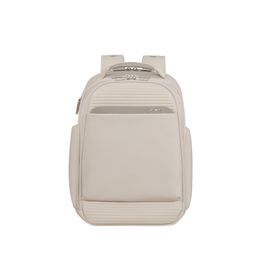 Tagesrucksack Samsonite "PARALUX", Gr. B/H/T: 33cm x 43cm x 17,5cm, stone grau, Polyester, Rucksäcke
