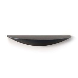 Wandregal Home Affaire "Drop", schwarz, B:30cm H:5cm T:15cm, Massivholz, Regale, Breite 30 cm, Massivholz, FSC-zertifiziert