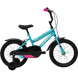 Kinderfahrrad Huffy "So Sweet" Gr. 27, blau, Fahrräder, Kinder, 26cm, 16 Zoll (40,64cm) hinten: 16 Zoll (40,64cm)