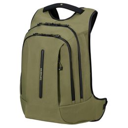 Laptoprucksack Samsonite "ECODIVER L", Gr. B/H/T: 35cm x 48cm x 23cm, waxed wasabi, Polyester, Rucksäcke