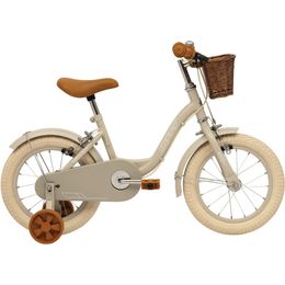 Kinderfahrrad Huffy "Vintage Grey Matte" Gr. 23, grau, Fahrräder, Kinder, 23cm, 14 Zoll (35,56cm) hinten: 14 Zoll (35,56cm)