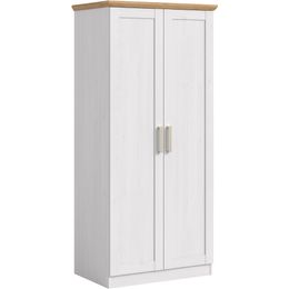 Kleiderschrank Home Affaire "FLORENZ, Kleiderschrank inkl. 1 Kleiderstange", sibiu lärche nachbildung, artisan eiche nachbildung, B:84cm H:185cm T:54cm, FSC-zertifizierter Holzwerkstoff, Schränke, Kleiderschrank, Drehtürenschrank, Graderobenschrank, Mehrzweckschrabnk