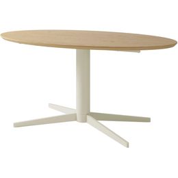 Sch&ouml;ner Wohnen Kollektion Esstisch, B:160cm H:76cm T:90cmeichefarbig bianco, eichefarbig bianco, eichefarbig bianco, SCH&Ouml;NER WOHNEN-KOLLEKTION, Wohnzimmer, Tische, "FEVIK", in