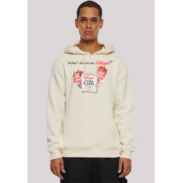 Kapuzenpullover F4NT4STIC "Kellogg's Corn Flakes Vintage Kids Advert", Herren, Gr. XS, sandweiß, Obermaterial: 65% Baumwolle, 35% Polyester, slim fit, Pullover, Premium Qualität