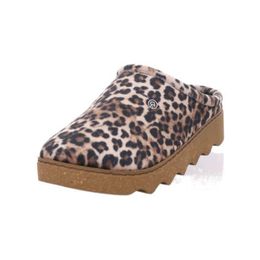 Rohde Damen Hausschuh "Rohde Hausschuhe Textil", Gr. 41leopard, Textil, Schuhe