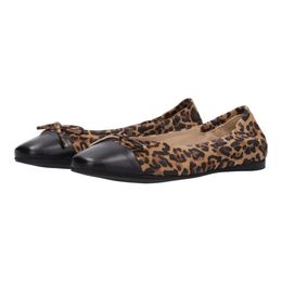 Thea Mika Ballerinas - Ballerinas - Gr. 39 (EU) - in Leopardfarben - f&uuml;r Damen
