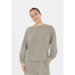 Sweatshirt Endurance "Jade", Damen, Gr. 42, gr&uuml;n, 100% Polyester, unifarben, normal, Rundhals, Sweatshirts Sweatshirt, aus angenehm weichen Material