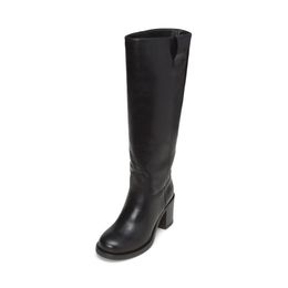 Marc O'Polo MARC O'POLO Damen Stiefel "mit höherem Absatz", Gr. 38schwarz, Obermaterial: 100% Leder (Rind), unifarben, Schuhe