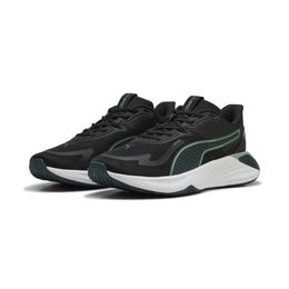 Puma Herren Trainingsschuh "PWR Hybrid Trainingsschuhe Erwachsene", Gr. 46schwarz grün terrain light moss, Obermaterial: Textil, Synthetik; Futter: