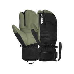 Fäustlinge Reusch "Andy R-TEX XT Lobster", Damen, Gr. 10.5, schwarz, 55% Polyester, 21% Polyamid, 21% Ziegenleder, 3% Elasthan, mehrfarbig, Handschuhe, mit wasserdichter und atmungsaktiver Funktion