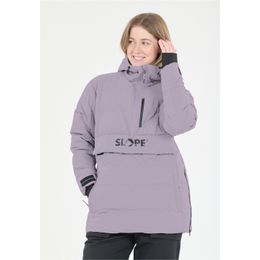 Skijacke SLOPE "Thumper", Damen, Gr. L, dunkellila, 100% Polyester, unifarben, normal, ohne Ausschnitt, Jacken, mit wasserdichter Membran