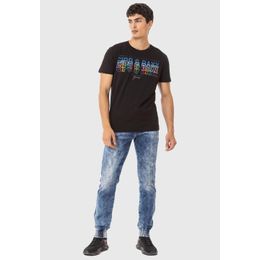 Cipo & Baxx 5-Pocket-Jeans CIPO & BAXX "Hose", Herren, Gr. 30, L&auml;nge 32, blau, 98% Baumwolle, 2% Elasthan, unifarben, regular fit lang, Jeans 5-Pocket-Jeans, im Used-Look