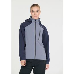 WEATHER REPORT Damen Outdoorjacke "CAMELIA W-PRO15000"dunkelblau, Gr. 36, bedruckt, mehrfarbig, 94% Polyester, 6% Elasthan, Jacken, mit wasserdichter