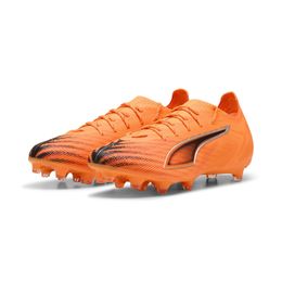 Puma Herren Fußballschuh "ULTRA 6 PRO FG/AG Fußballschuhe Erwachsene", Gr. 44,5heat fire schwarz glowing rot orange, Obermaterial: Textil, Synthetik;
