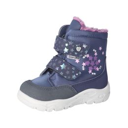 Snowboots Pepino "Pepino Stiefel Lederimitat", Mädchen, Gr. 23, blau, multi, Lederimitat, Schuhe