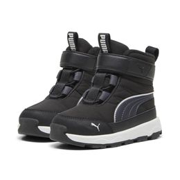 Stiefel Puma "Puma Evolve Stiefel Klein Kinder", Kinder, Gr. 21, weiß (schwarz strong gray weiß), Obermaterial: Synthetik, Textil; Futter: Textil; Innensohle: Textil; Laufsohle: Gummi, Schuhe