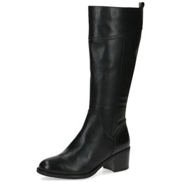 Stiefel Caprice "Caprice Stiefel Leder", Damen, Gr. 36, schwarz, Leder, Schuhe Stiefel