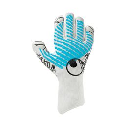 Uhlsport Sporthandschuh 'FM Cybertec Ultragrip' Herren Größe 4XL hellblau / schwarz / weiß