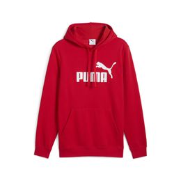 Hoodie Puma "Essentials No. 1 Logo Hoodie Herren", Herren, Gr. 4XL, rot (for all time rot), Obermaterial: 34% Polyester, 66% Baumwolle; Kapuzenfutter: 100% Baumwolle; Rippe: 97% Baumwolle, 3% Elasthan, normal, Sweatshirts
