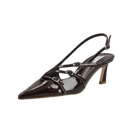Steve Madden Damen Slingpumps "Steve Madden Pumps Lederimitat", Gr. 36coffee lack, Lederimitat, Schuhe